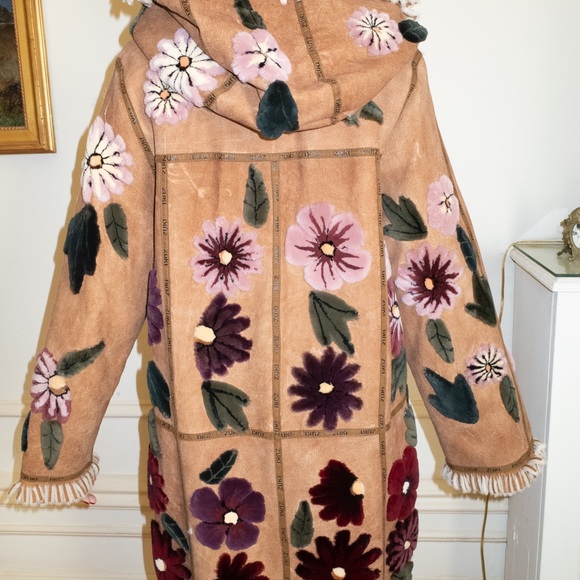 Zuki | Jackets & Coats | Vintage Reversible Zuki Floral Fur Coat | Poshmark